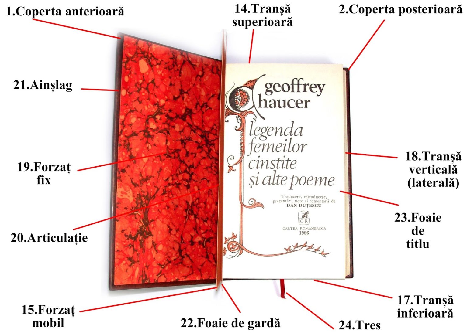 Structura cărţii – Camera Naţională a Cărţii din Republica Moldova